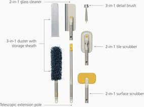 Set na úklid 6 ks CleanTech – Joseph Joseph