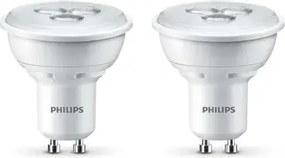 Philips LED žárovka GU10 3.5W teplá bílá / Bodová žárovka / 36° / 2700