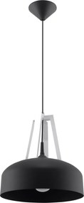 Sollux Lighting Závěsné svítidlo CASCO černé/bílé