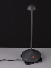 Venkovní stolní lampa Lumo tmavě šedá