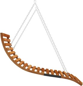 Houpací postel ohýbané dřevo s teakovou úpravou 115x147x46 cm 313939