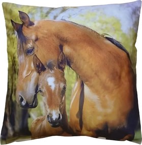 Povlak na polštář Koníci 40 × 40 cm