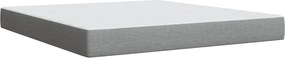 Box spring postel s matrací světle šedá 180 x 200 cm textil 3285491