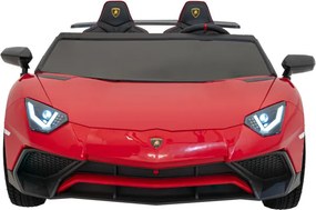 Dětské elektrické autíčko Lamborghini Aventador SV 24 V červené
