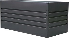Vyvýšený zahradní záhon BestBerg VZ-1100A / 1100 l / 180 x 90 x 70 cm / šedá
