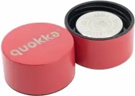 Quokka Nerezová termoláhev s poutkem Solid červená 630 ml