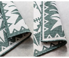 Krémovo-zelený venkovní koberec 120x170 cm Gemini – Elle Decoration