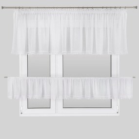 ZÁCLONA NA PÁSCE DAGMA2 400X65 CM 400X35 CM BÍLÁ
