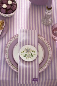 Pip Studio Lily &amp; Lotus talířek Ø12cm, bílý (talíř tenkostěnného porcelánu)