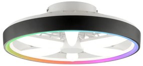 Brilliant - LED RGBW Stropní ventilátor se světlem GAIANO LED/48W/230V černá +DO