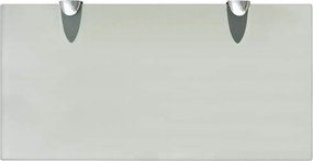 Plovoucí police 2 ks sklo 40 x 20 cm 8 mm 3051535