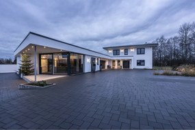 LA 114421 PATTA-I zápustná matná bílá kruhová230V/500mA LED 9W 38° IP65 3000K - BIG WHITE (SLV)