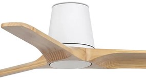 FARO 33836WT - Stropní ventilátor HEYWOOD TUB S borovice/bílá pr. 90 cm WT + DO