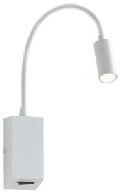 Redo Redo 01-1193 - LED Flexibilní lampička HELLO LED/3W/230V bílá UN0019