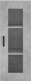 vidaXL Skříň highboard 34,5 x 34 x 180 cm kompozitní dřevo [3199309] Barva: Černá