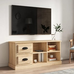 vidaXL TV skříňka 102 x 35,5 x 47,5 cm kompozitní dřevo [816179] Barva: Betonová šedá