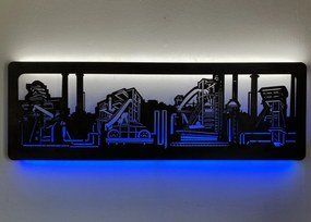 Li-Go "Železárny" světelný RGBW obraz 230V 120x40 cm provedení povrchu: bílá