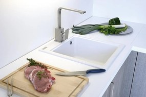 Sapho Sapho, MINIMAL dřezová baterie s rovnou hubicí, nerez, MI016