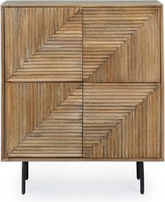 Skříňka z mangového dřeva v přírodní barvě 92x110x40 cm Darsey – Bizzotto