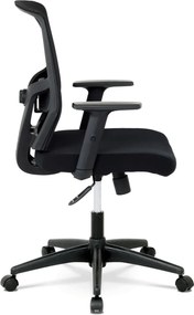 Ergonomická kancelářská židle VALERIO - černá síťovina