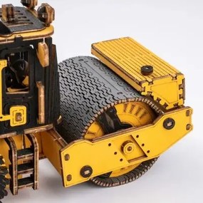 RoboTime dřevěné 3D puzzle Silniční válec / od 8 let / 149 dílků / Obt
