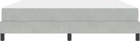 Postel s boxspringem s matrací Světle šedá 180 x 200 cm textil 3398707