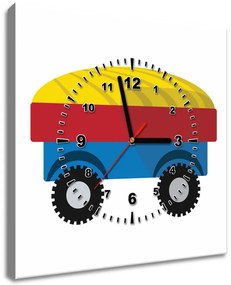 Gario Obraz s hodinami Vlečka se senem Rozměry: 40 x 40 cm