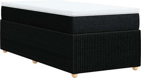 Box spring postel s matrací černá 80 x 200 cm textil 3285527