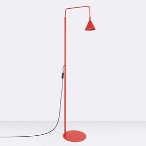 Sollux Lighting Stojací lampa NOX červená