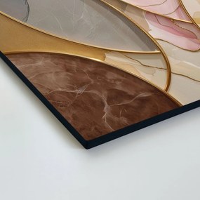 DUBLEZ | Moderní art deco obraz - Krása v mramoru | UV tisk, Premium