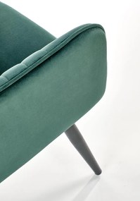 Halmar Jídelní židle K464, tmavě zelená