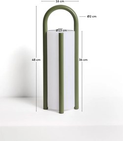LED přenosné venkovní svítidlo na USB ø 16 cm Leros – Kave Home
