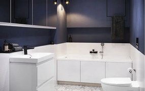 Cersanit - SET skříňka + umyvadlo, bílý lesk, Moduo 80, S801-221-DSM