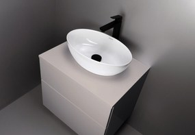 Deante Prizma, závěsná skříňka s pultovou deskou 600x470x520 mm, kašmír matný, DEA-SDI_KB61