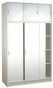 Idea nábytek Skříň s posuvnými dveřmi 3323 bílá