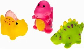 PROFIBABY Stříkací dinosaurus a lodička do koupele / Hračka do vody /
