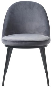 Šedá jídelní židle Gain – Unique Furniture
