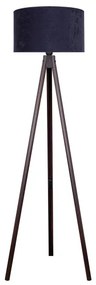 Brilagi - Stojací lampa VELVET 1xE27/60W/230V wenge/modrá