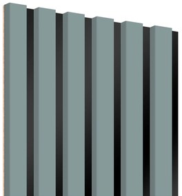ViaDomo Lamely na černé dřevotřísce - skandinávsky šedá - 30x275 cm