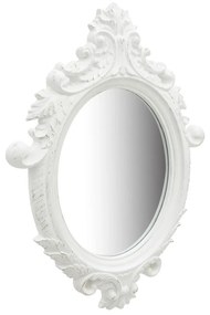 Nástěnné zrcadlo zámecký styl 56 x 76 cm bílé - Default Title