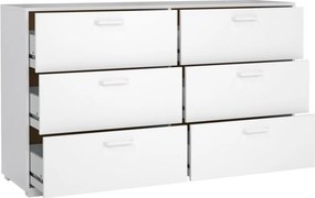 FALCO Komoda Selina 702 bílý lesk