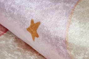 Dětský koberec protiskluzový BAMBINO 61510 krémový / růžový
