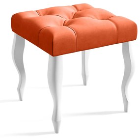 Malá čalouněná lavice 40x40 cm Elio Barva: Oranžová - Trinity 17
