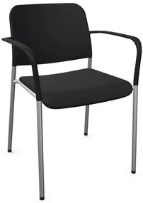 ProfiM - Židle ZOO 502H čalouněný sedák, plastový opěrák