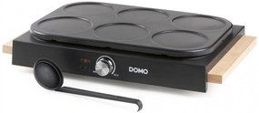 DOMO Elektrický lívanečník 1000W, 6 plotýnek DO8717P