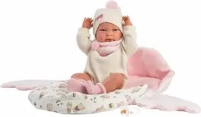 Llorens 73884 NEW BORN HOLČIČKA - realistická panenka miminko s celovi