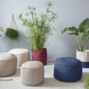 MEMEDESIGN - Pouf BERENICE OUTDOOR -  Ø55 cm