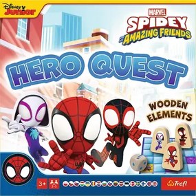 TREFL Společenská hra Spidey: Hero Quest / Pro celou rodinu / 18 karti