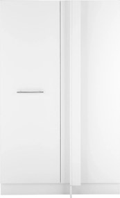 XXXLutz ROHOVÁ SKŘÍŇ, bílá, 100/162/68 cm - Šatní skříně - 001279016724