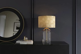 Moderní skleněná stolní lampa Aura 47cm